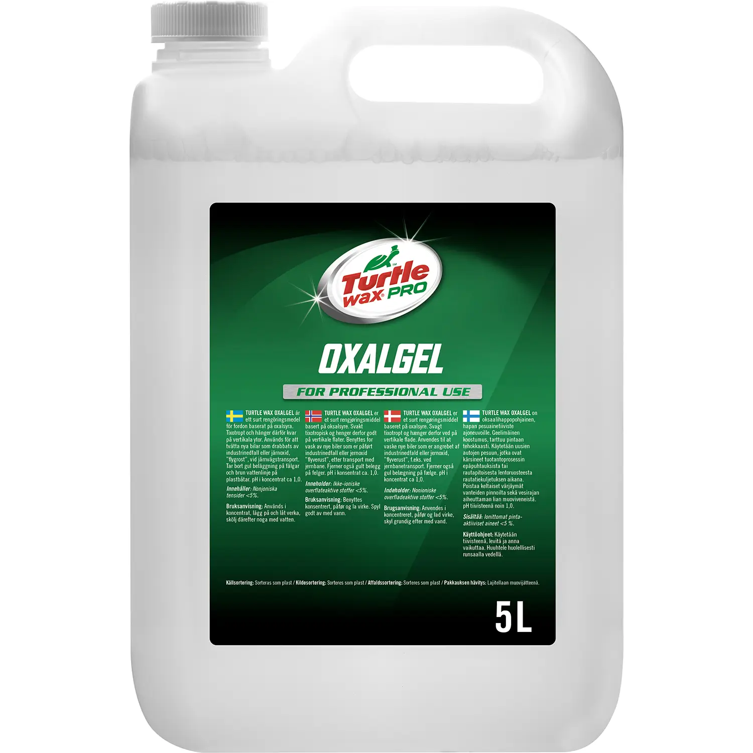 Turtle Wax Pro Oxalgel 5L